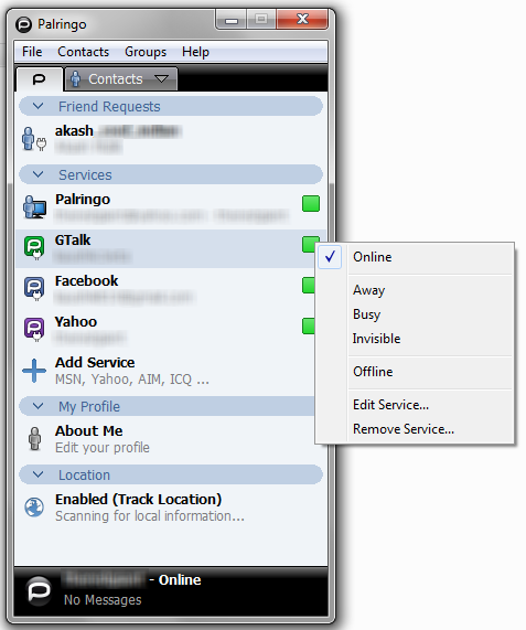 Palringo – Multi protocol instant messenger for cell phones and desktop
